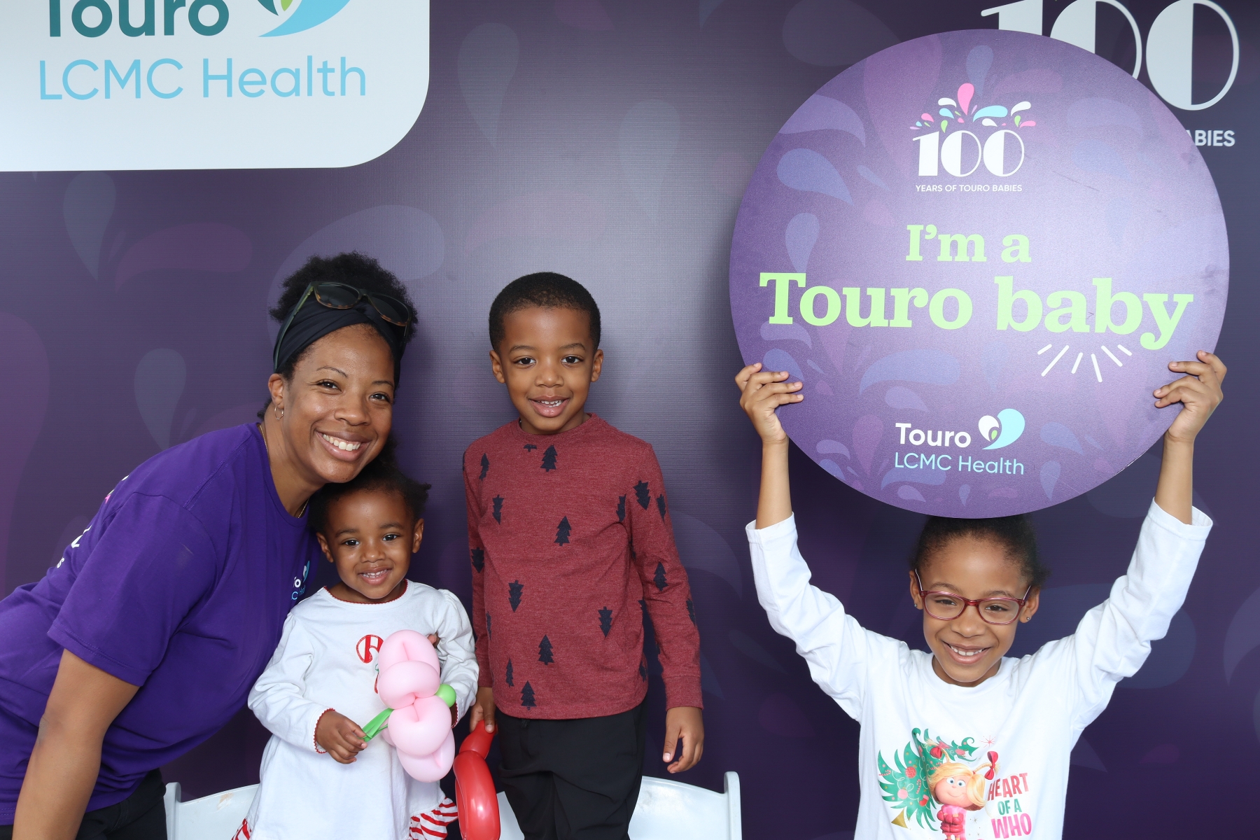 Touro's Centennial Celebration Photobooth | LCMC Health