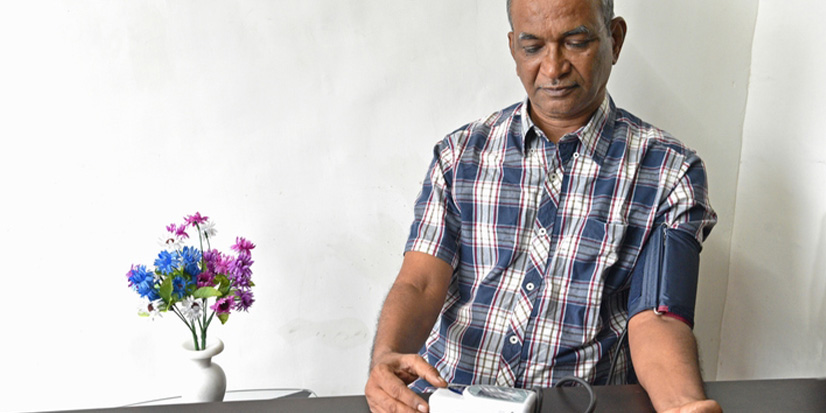 Checking your own blood pressure at home